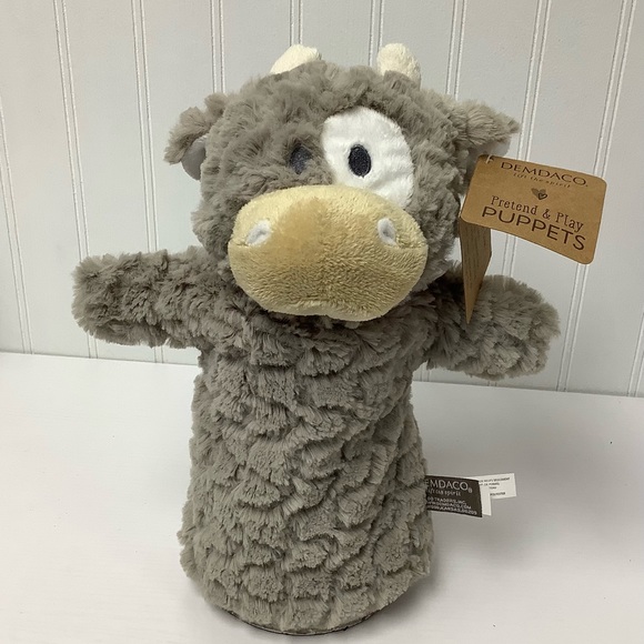 Demdaco | Toys | Demdaco Pretend Play Cow Puppet Nwt | Poshmark
